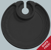 Plain Black Plates | MingleEasy